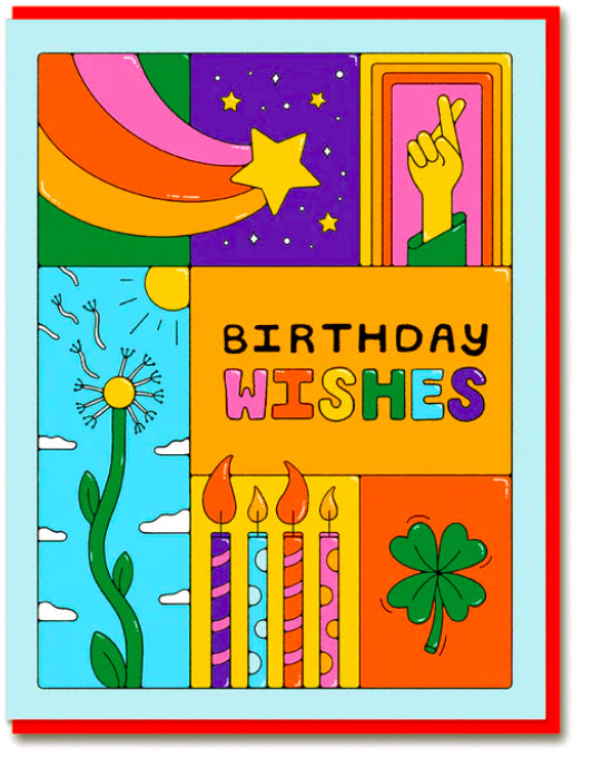 Birthday Wishes greetings card – The Bookish Type