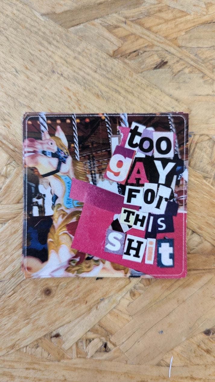 Disabled is not a dirty word - Artie is Arty sticker – The Bookish Type