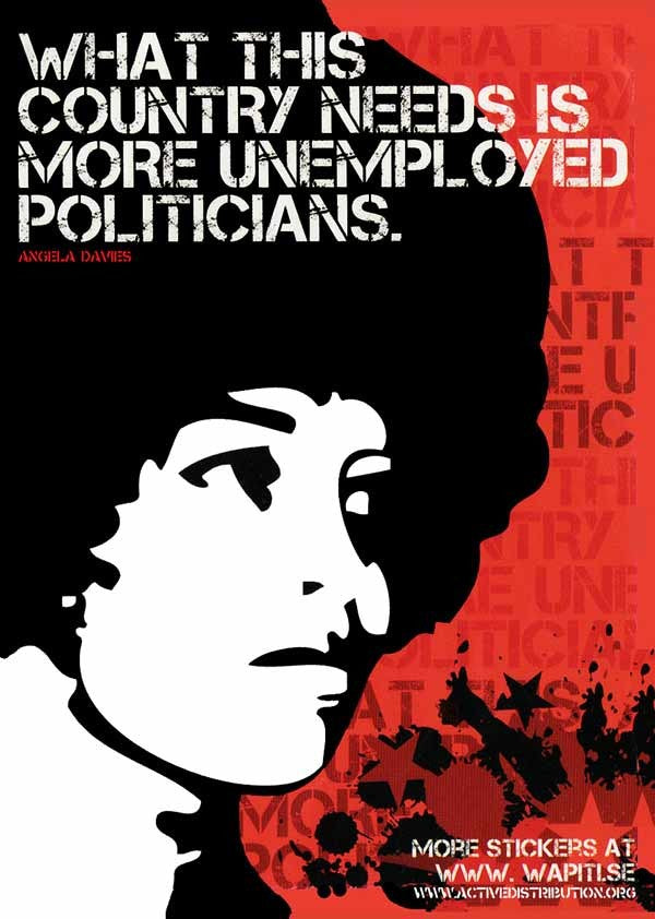 Angela Davis sticker – The Bookish Type