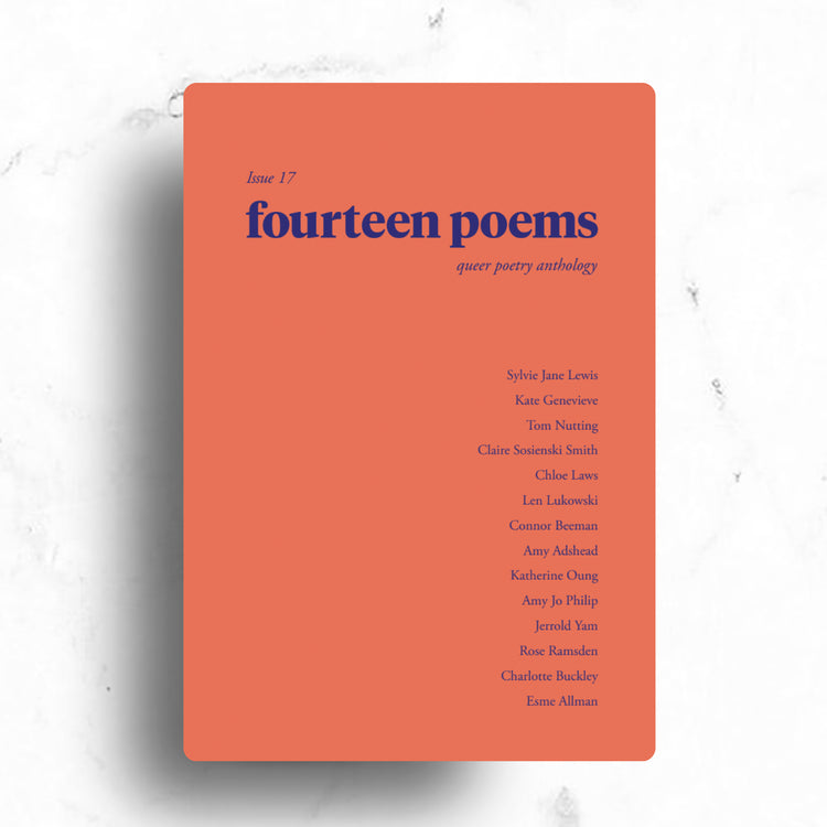 fourteen poems : an anthology of queer poetry; Issue 17 – The Bookish Type