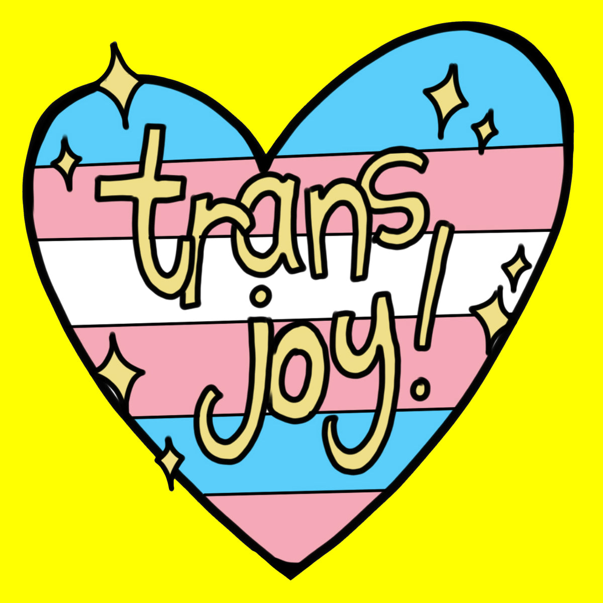 Trans Joy Sticker – The Bookish Type