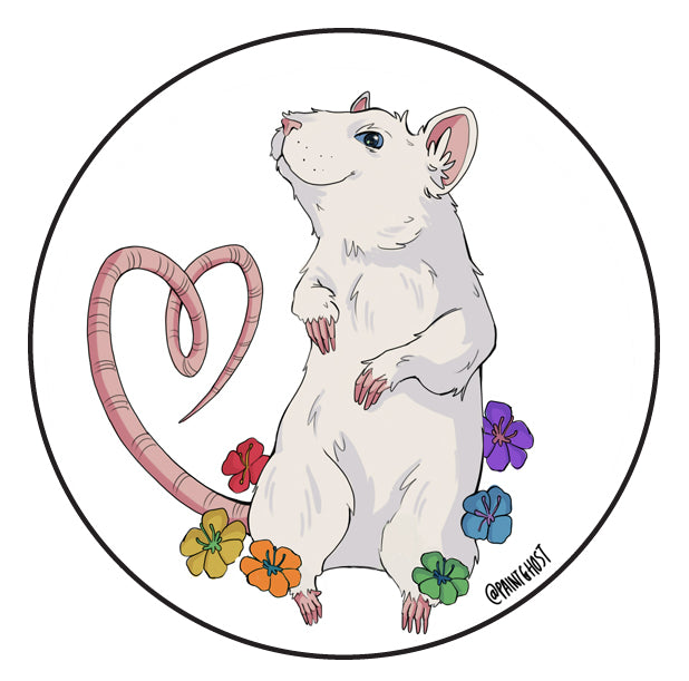 Rat Pride Sticker – The Bookish Type